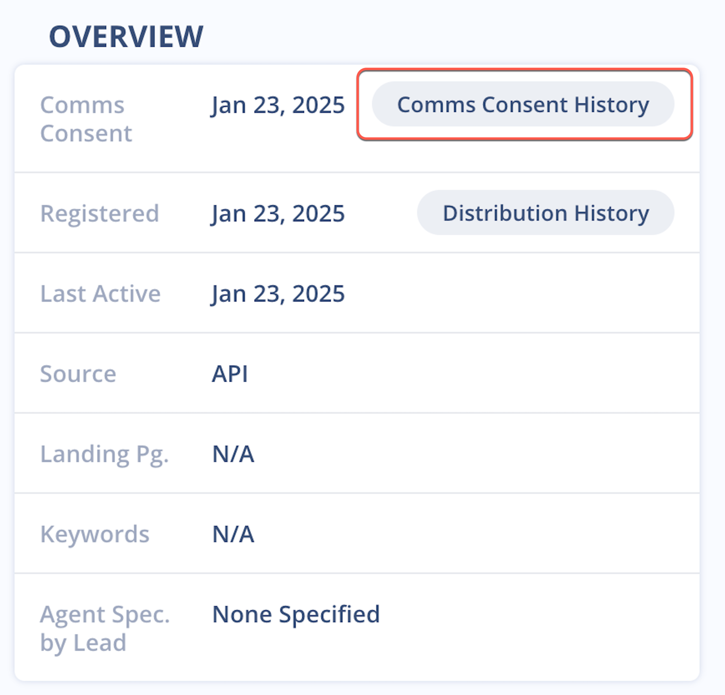 How to Access Comms Consent for New and Existing Leads